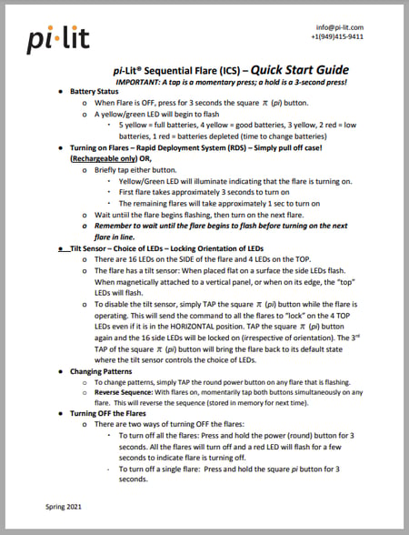 Sequential Safety Flare Training Video and Instruction Download Sequential Safety Flare Training Video and Instruction Download